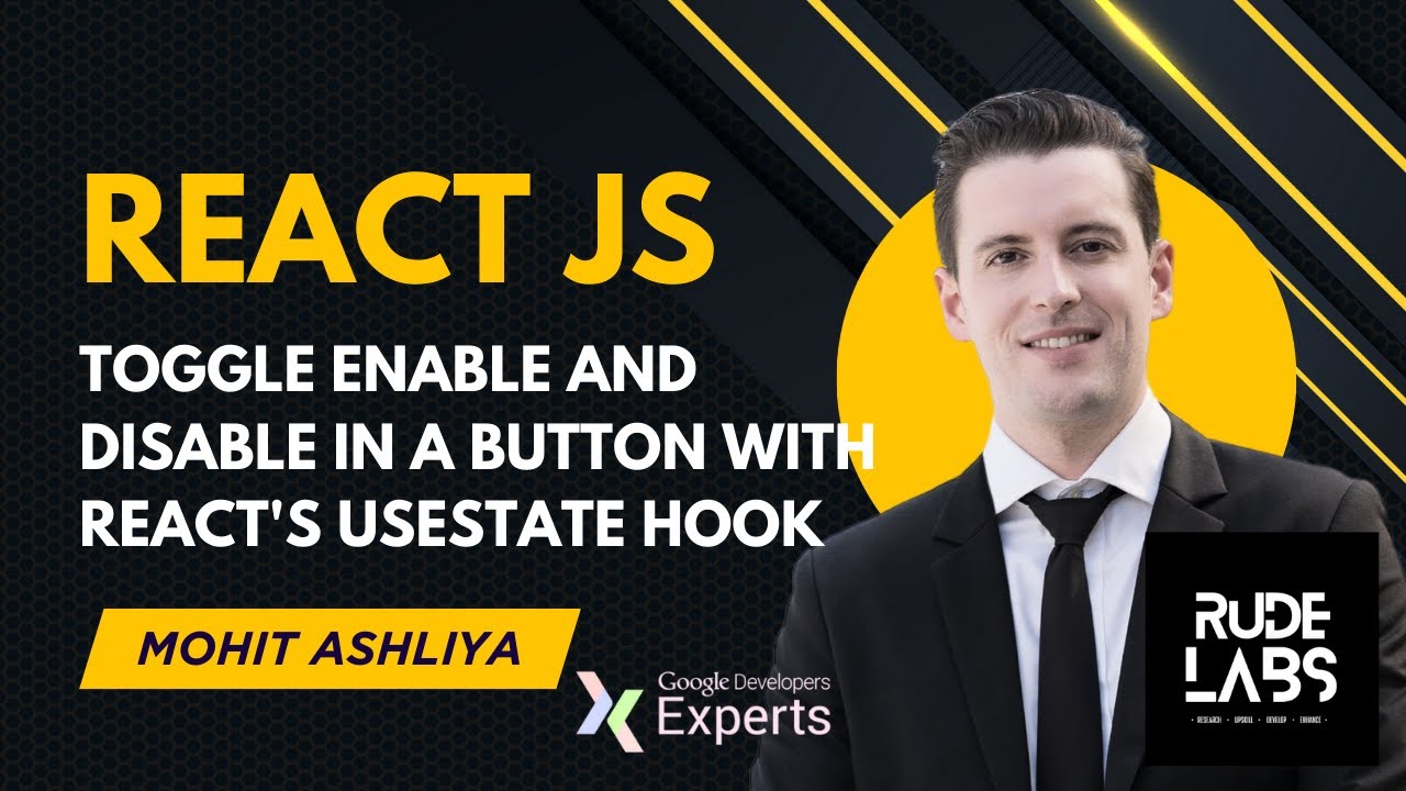 Toggle Enable and Disable in a Button with React's useState Hook | React JS Masterclass #23