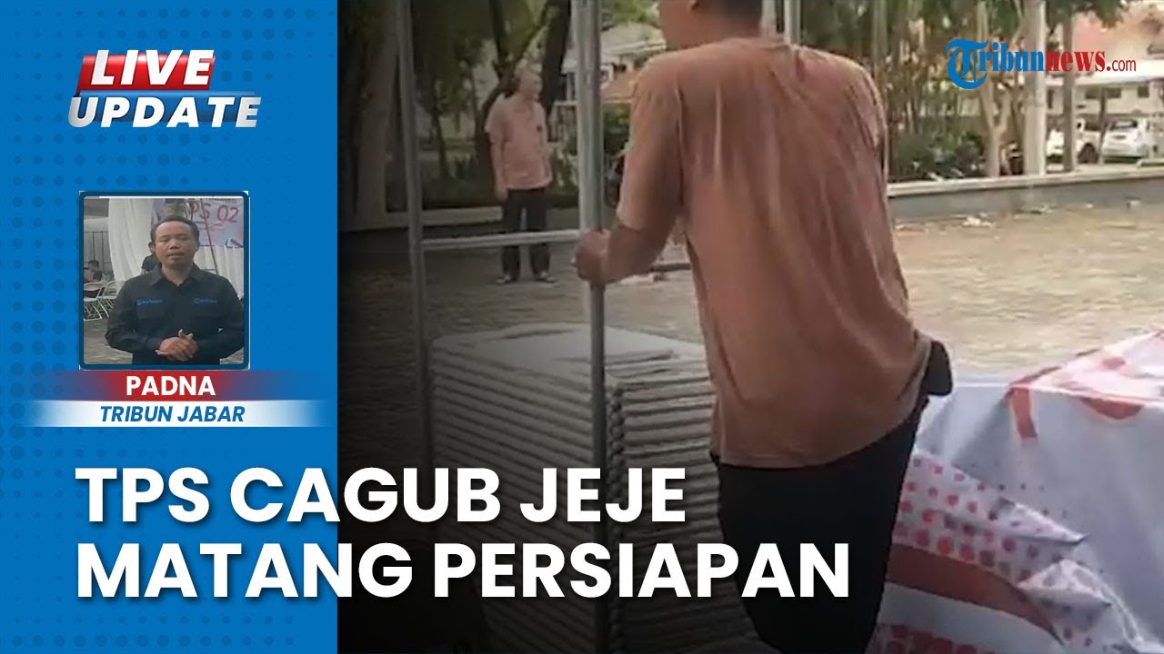 Persiapan TPS Cagub Jabar Jeje Wiradinata Mencoblos, Lokasi di Parkir ...