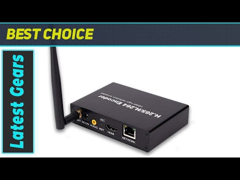 EXVIST H.265 1080P WiFi HDMI Video Encoder with SD Card Slot - Best Solution for Live