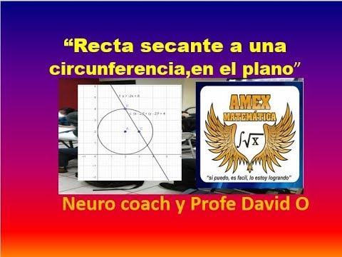 Recta secante en la circunferencia
