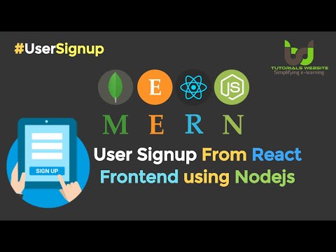 Learn User Signup or Registration in React frontend | stayHome | 7 MERN STACK Tutorials in Hindi ...