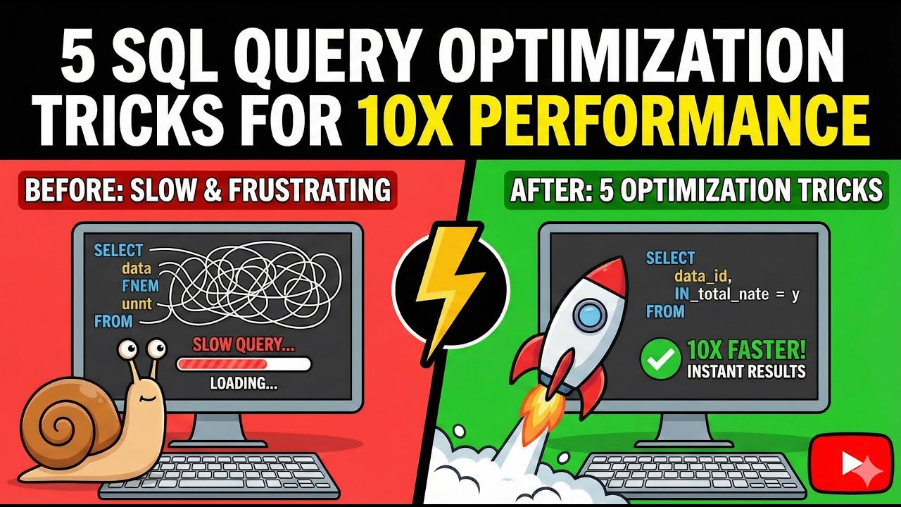 5 SQL Query Optimization Tricks for 10x Performance