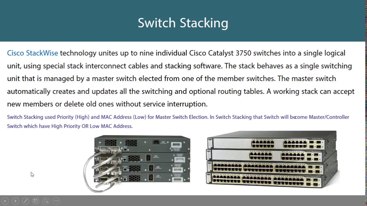 Lecture 20 - Switch Stacking