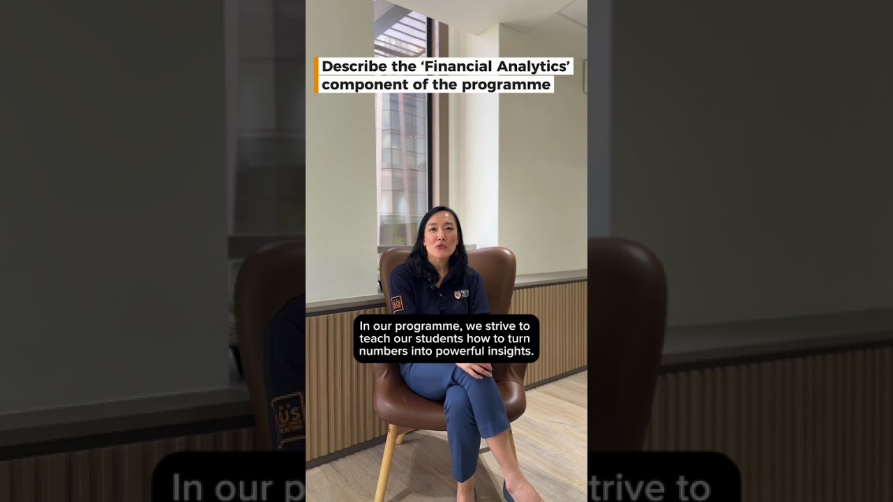 Inside NUS MSc | Accounting & Financial Analytics with Dr Hanny (Part 2)