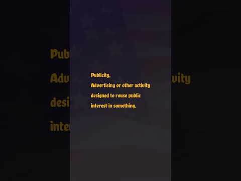 Publicity Pronunciation & Meaning American English #english #pronunciation #americanaccent