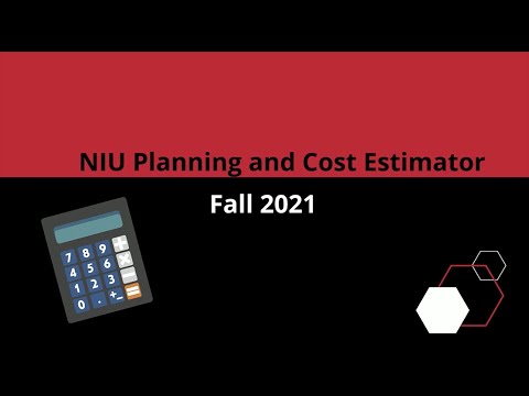 NIU Planning and Cost Estimator
