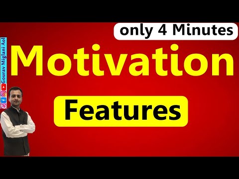 Features of Motivation | Motivation Features Class 12 Business Studies| Motivation Characteristics