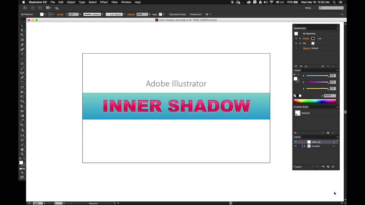 Adobe Illustrator Inner Shadow