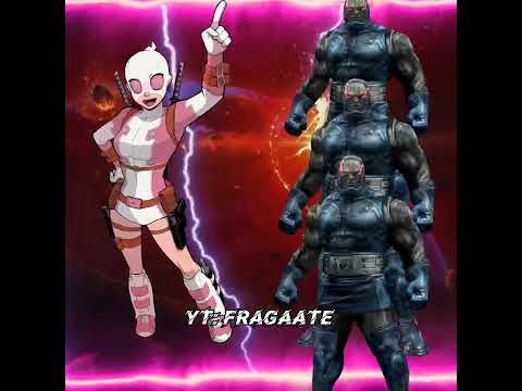 Gwenpool vs Marvel, DC, Anime, DBZ 🔥😱😨 #shorts #marvel #dc #anime #dbz