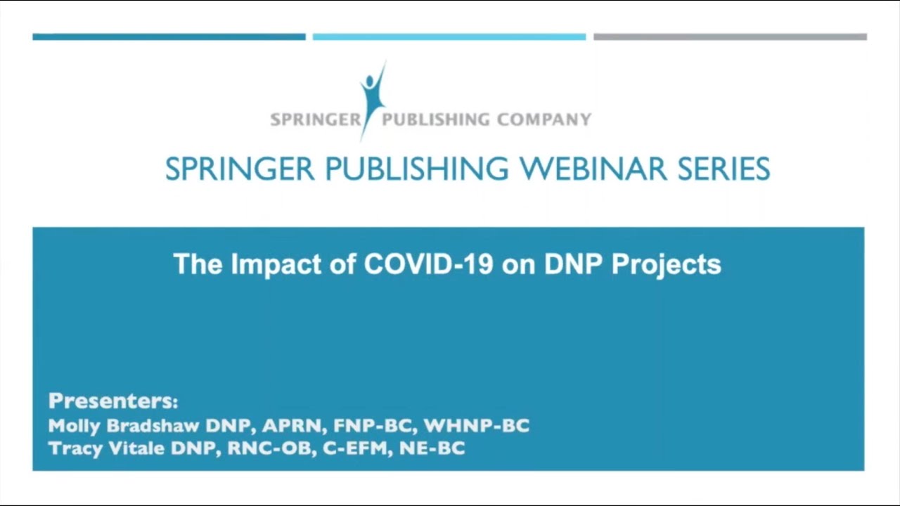 Webinar: The Impact of COVID-19 on DNP Projects