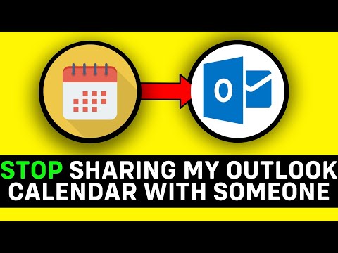 UPDATED 2025! How to Stop Sharing My Outlook Calendar With Someone