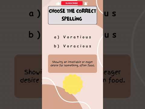 Choose The Correct Spelling Challenge 💯✅ | advanced words with meaning #shorts #quiz #spelling