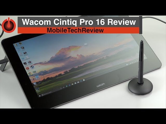 Wacom Cintiq Pro 16 Ultra HD Display w/ Pro Pen 2 DTH-1620/AK0-