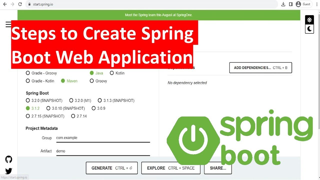 Spring Boot: Hello World Web Application (Step-by-Step Guide)