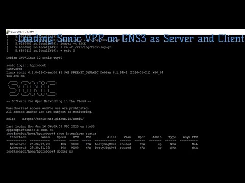 SonicVPP on GNS3 | How to load Sonic in GNS3 Platform | Hands on with Sonic Azure on GNS3