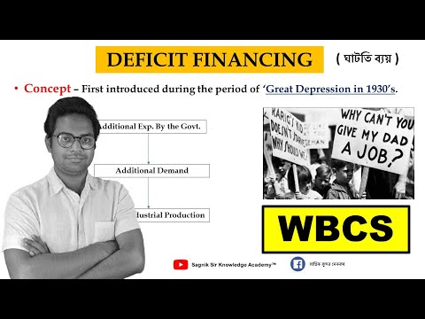 'Deficit Financing' | Economics Simplified| WBCS Sagnik Sir Knowledge Academy
