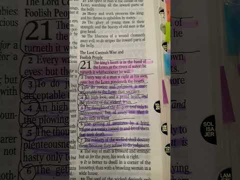 Proverbs 21 The King's Heart Is In The Lords Hand