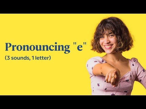 Three Ways To Pronounce The German "E" | German In 60 Seconds