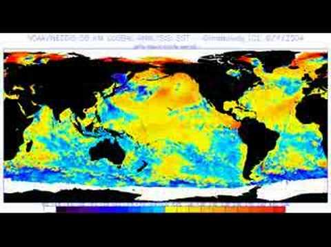 SST anomalies 2001-2008