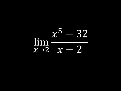 Find limit x approaches 2: (x^5-32)/(x-2)