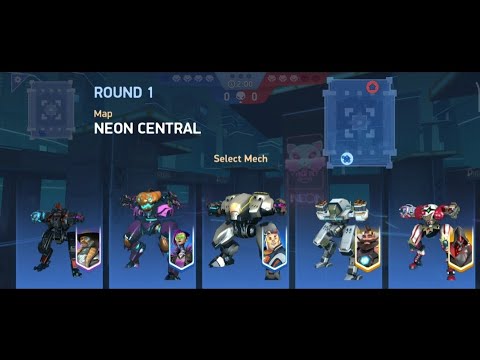 Mech Arena Tournament 5v5 Deathmatch || Map Neon Central || #mecharena