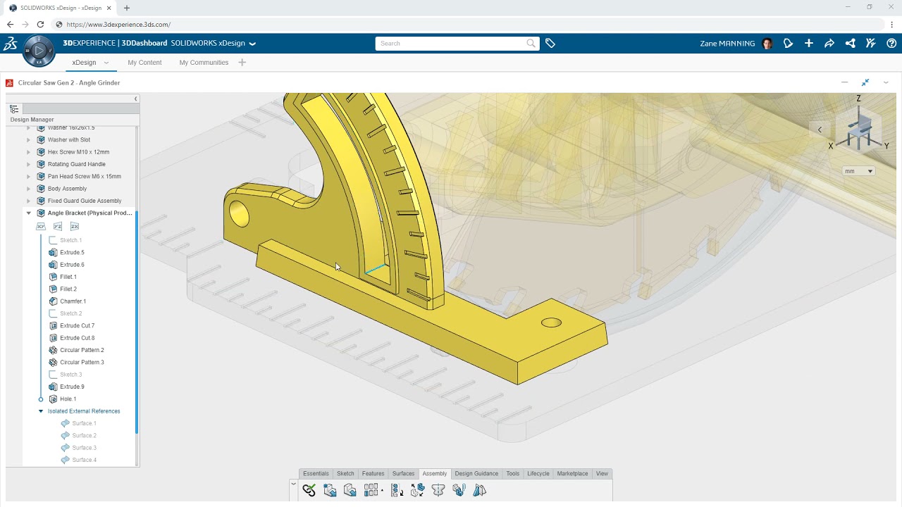 3DEXPERIENCE - Creating Assemblies in xDesign