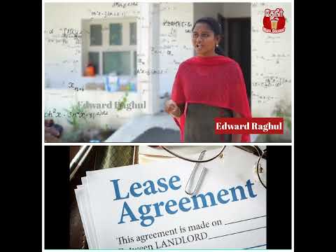 Leasing agreement and strategy or trick behind it | Theneer Idaivelai | Edward Raghul | Tamil |