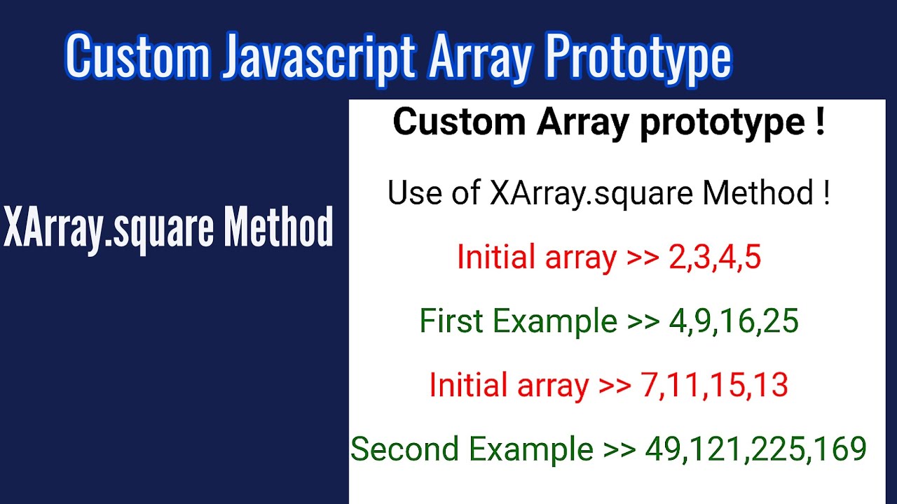 Custom Array Prototype / Learn Javascript