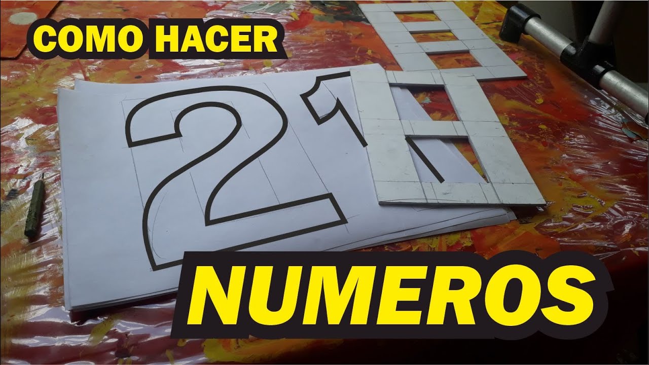 Como hacer NUMEROS usando un normógrafo
