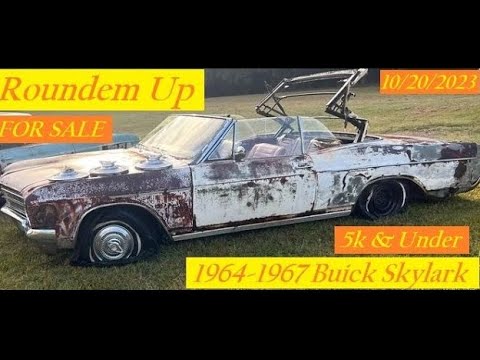 FOR SALE 20 5k & Under1964 1967 Buick Skylark
