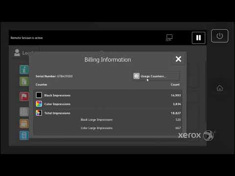 Xerox® AltaLink® C8070 Family Billing Meters