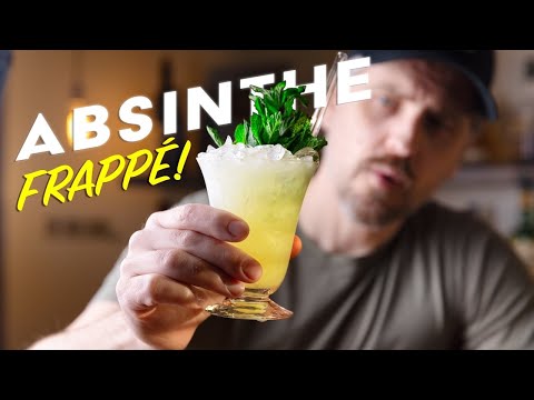 The ABSINTHE Frappé! You will lose your mind at how tasty this is