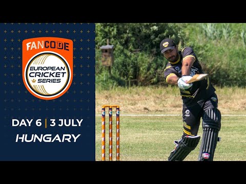 🔴 FanCode European Cricket Series Hungary, Day 6 | Cricket Live Stream