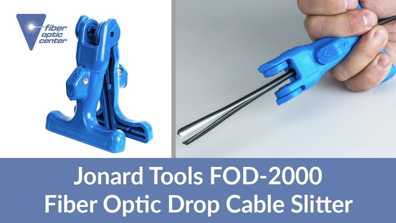 Jonard Tools FOD-2000 Fiber Optic Drop Cable Slitter - Available from Fiber Optic Center