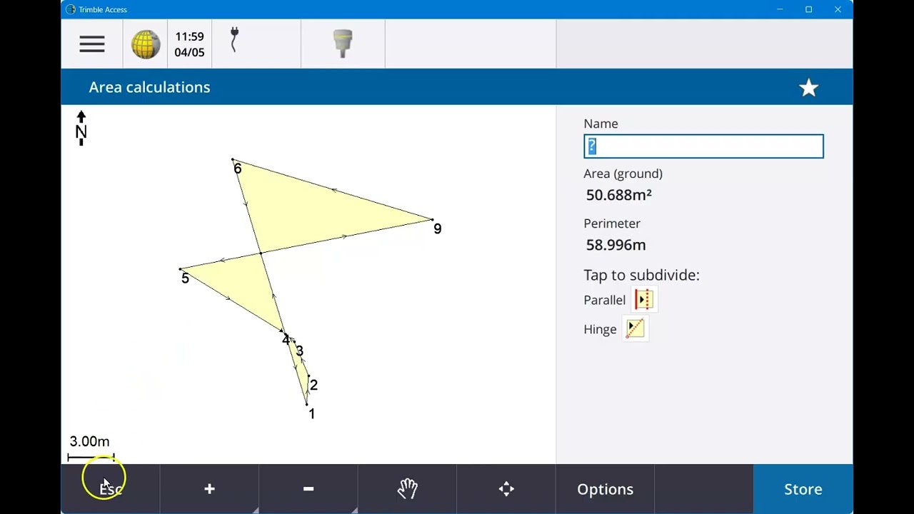 Calculating Areas in Trimble Access