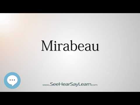 Mirabeau (How to Pronounce Cities of the World)💬⭐🌍✅