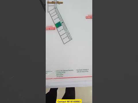 Manufacture of Fire Evacuation Plan Emergency Escape Plan emergency plan, fire exit plan