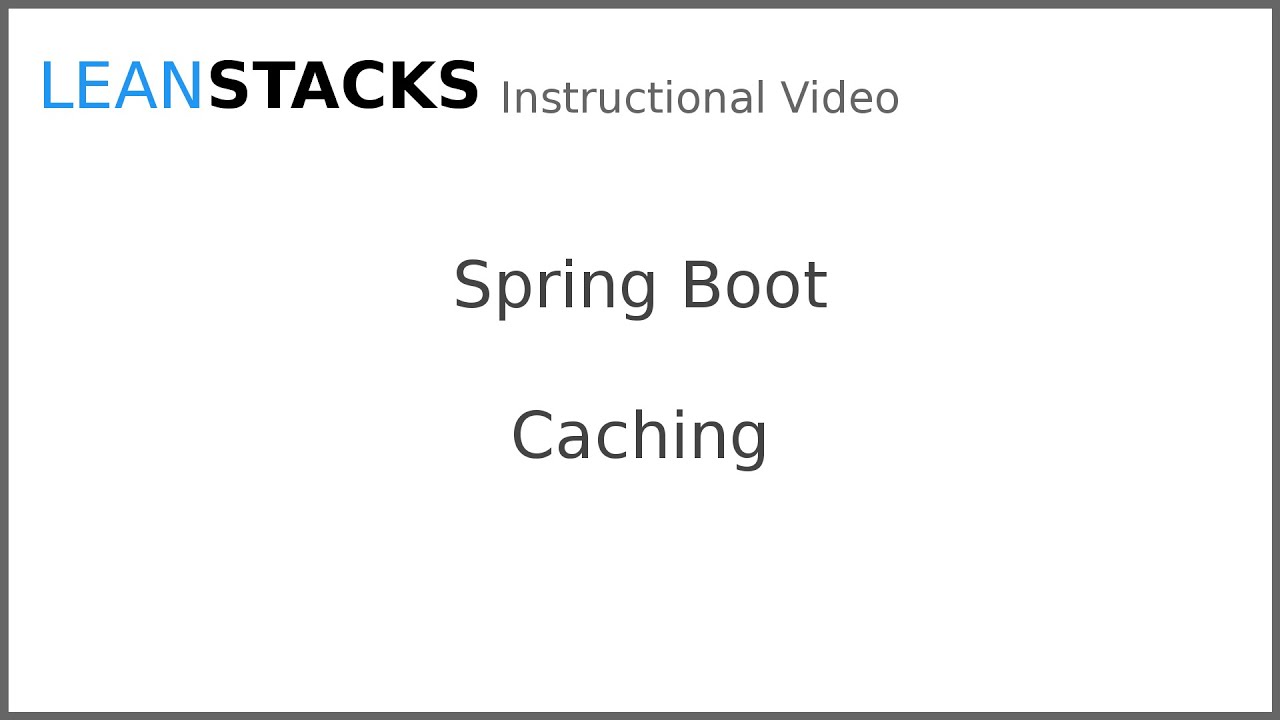 Declarative Cache Management with Spring Boot