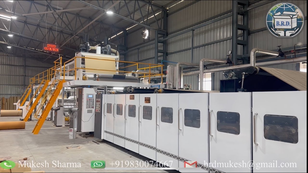 5 Ply Automatic Corrugated Board Production Line