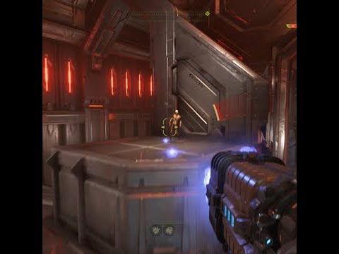 The Doom Slayer Spikes a Demon in the Head #shorts
