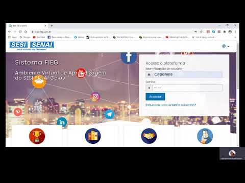 Acesso ao ambiente virtual de aprendizagem SENAI
