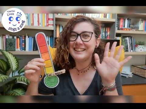 Anger Rhyme 🔥😠...to calm yourself down! - Emotions songs for children - Teacher Linda Sings a Song
