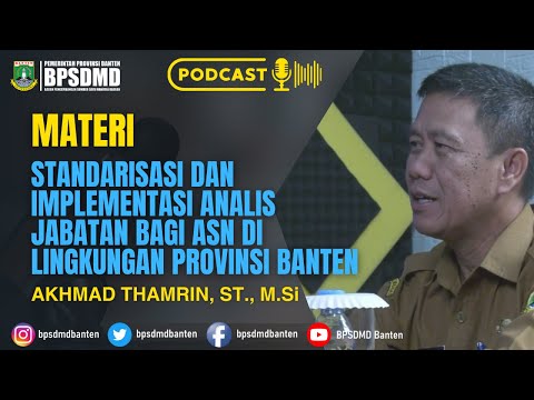 STANDARISASI DAN IMPLEMENTASI ANALIS JABATAN BAGI ASN