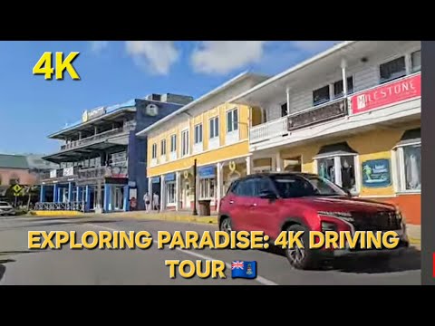 Exploring Paradise: 4K Driving Tour of the Cayman Islands | From George Town to West Bay Beach | 4K