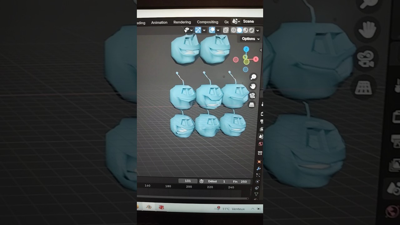 blender talking jonn (original 3d model turbosquid Crazy) #animation #games #cartoon #turbosquid