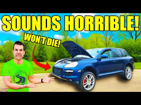 I Tried Fixing My Damaged TWIN-TURBO Porsche V8 For $75 & It Simply Won't Blow Up! CRAZY HP Numbers!