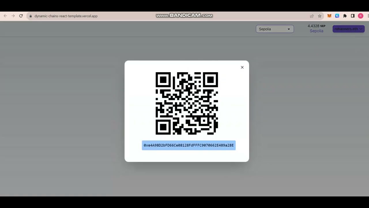 Dynamic chains react template