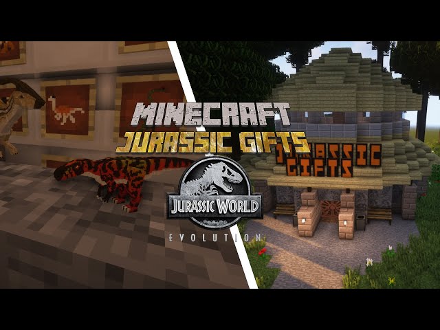 Jurassic Gifts from Jurassic World Evolution [MODDED] Minecraft Map