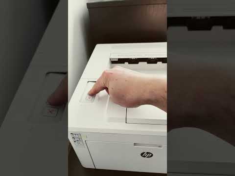 HOW TO PRINT SELT TEST PAGE AND COUNTER ON HP LASERJET PRO M203dw