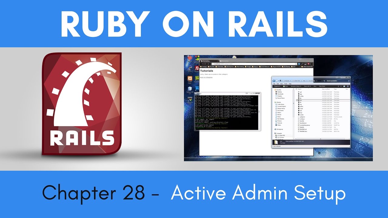 Learn Ruby on Rails from Scratch - Chapter 28 - Active Admin Setup